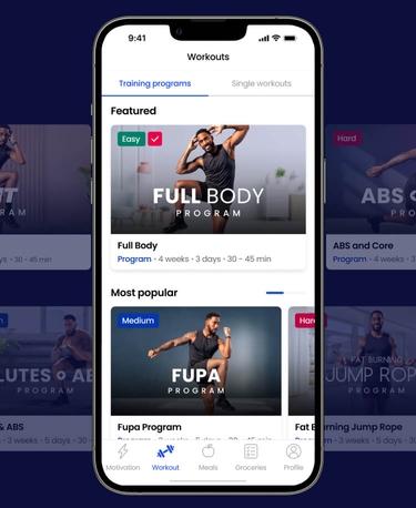 ML.Fitness app | Home Workouts + Meal Plan | Get Black Friday deal!